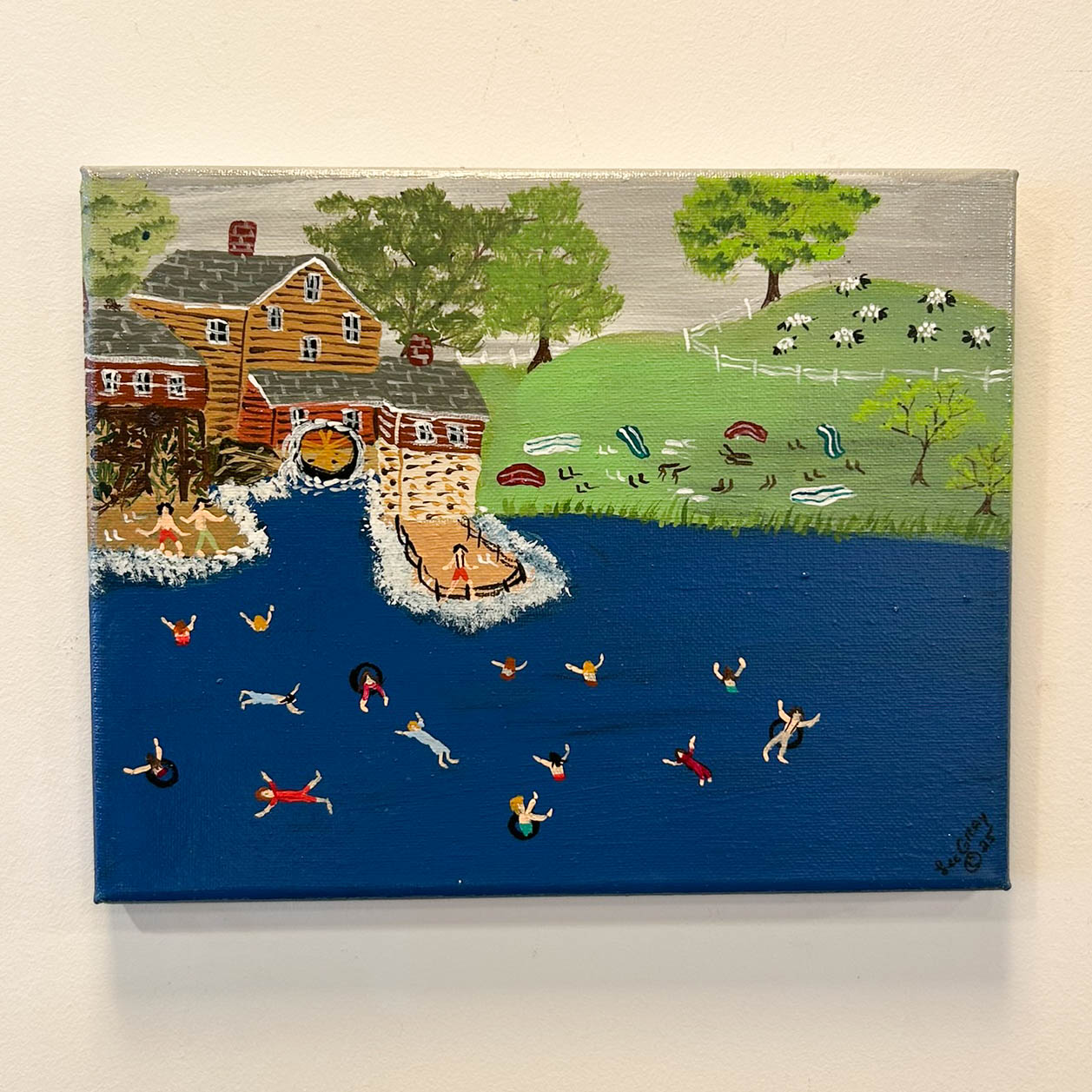 Swimming by the Old Mill by Lee Gray | kentuck's gallery shop